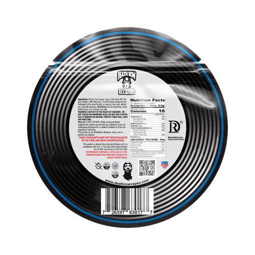 Death Row Records Delta 8+Delta 9+THC-P Gummies - 2000mg | Ohm City Vapes