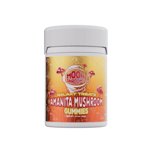 Galaxy Treats Moon Shrooms Cherry Berry Amanita Mushroom Gummies (8CT ...