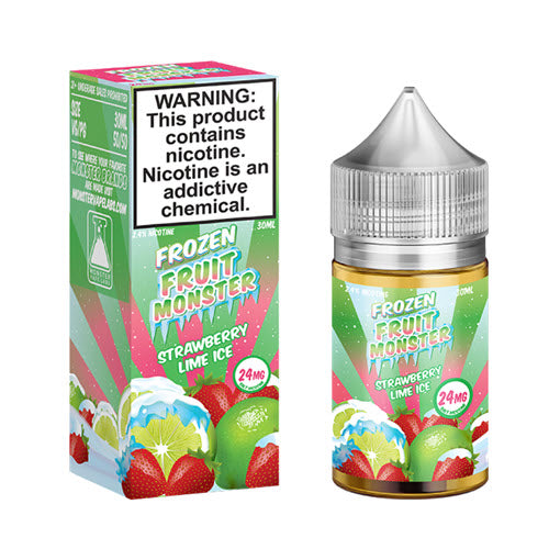 Frozen Fruit Monster Strawberry Lime Ice Salt 30mL | Ohm City Vapes